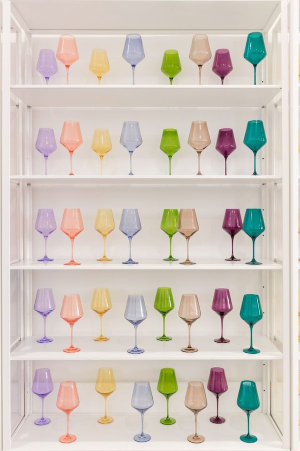 Colorful Glassware | Modern Glassware | Studio Wallflower