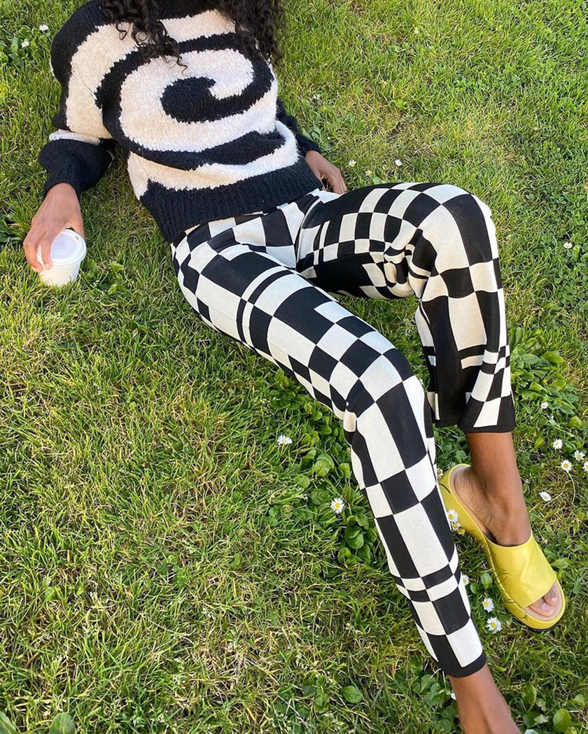 Checkerboard Print Trend For Spring | Check Fashion Ideas