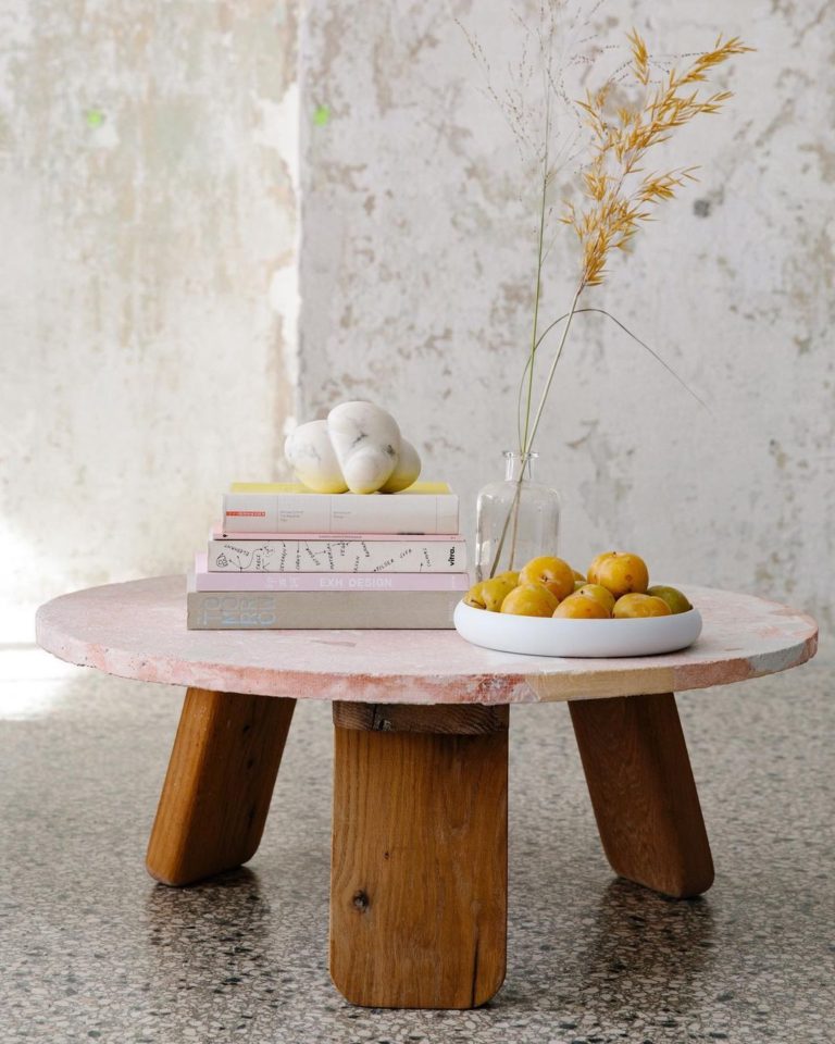 Terrazzo Tables by Kentholz Sustainable Furniture | wallflower blog