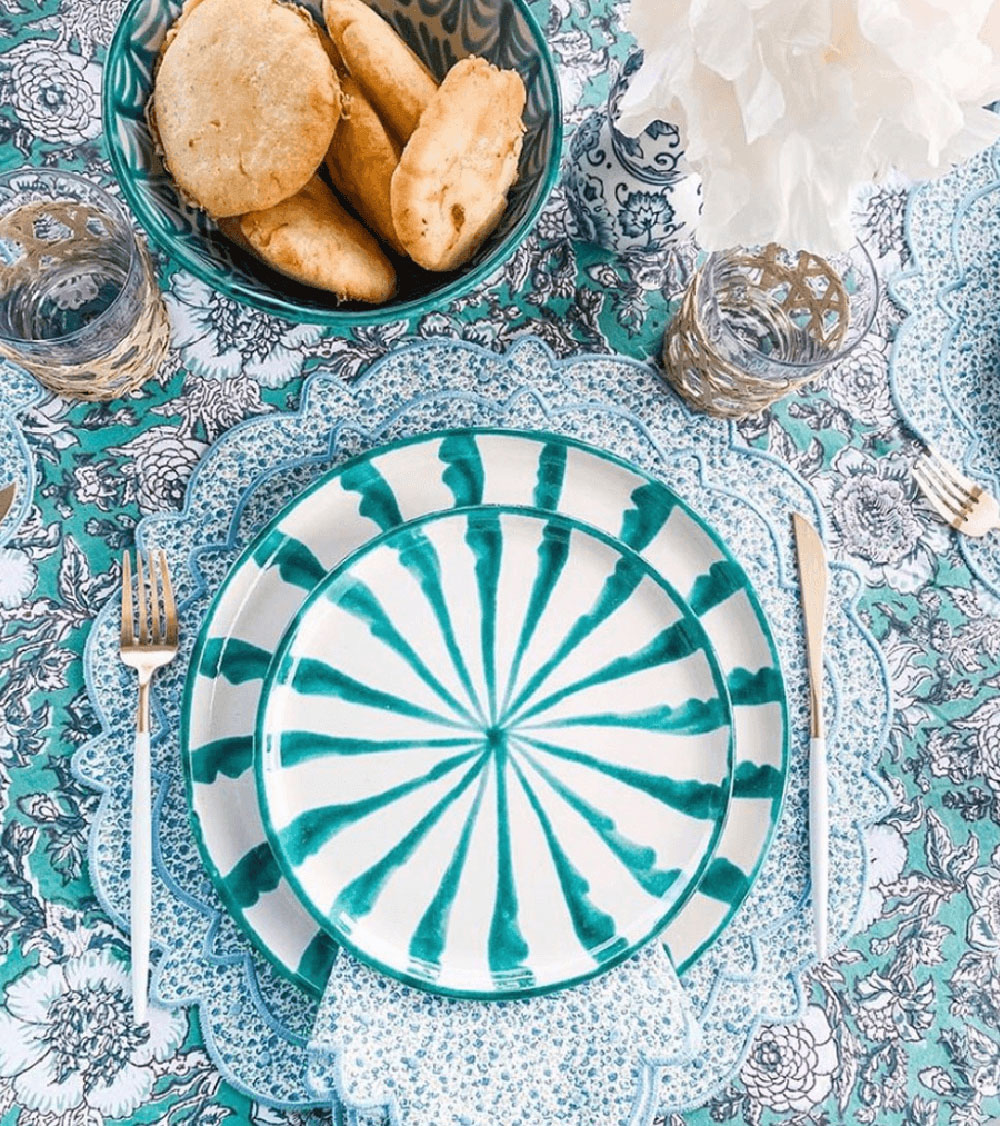 Colorful Plates for Spring Tables | Wallflower