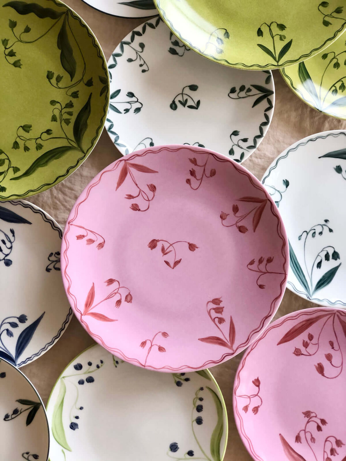 Colorful Plates for Spring Tables | Wallflower