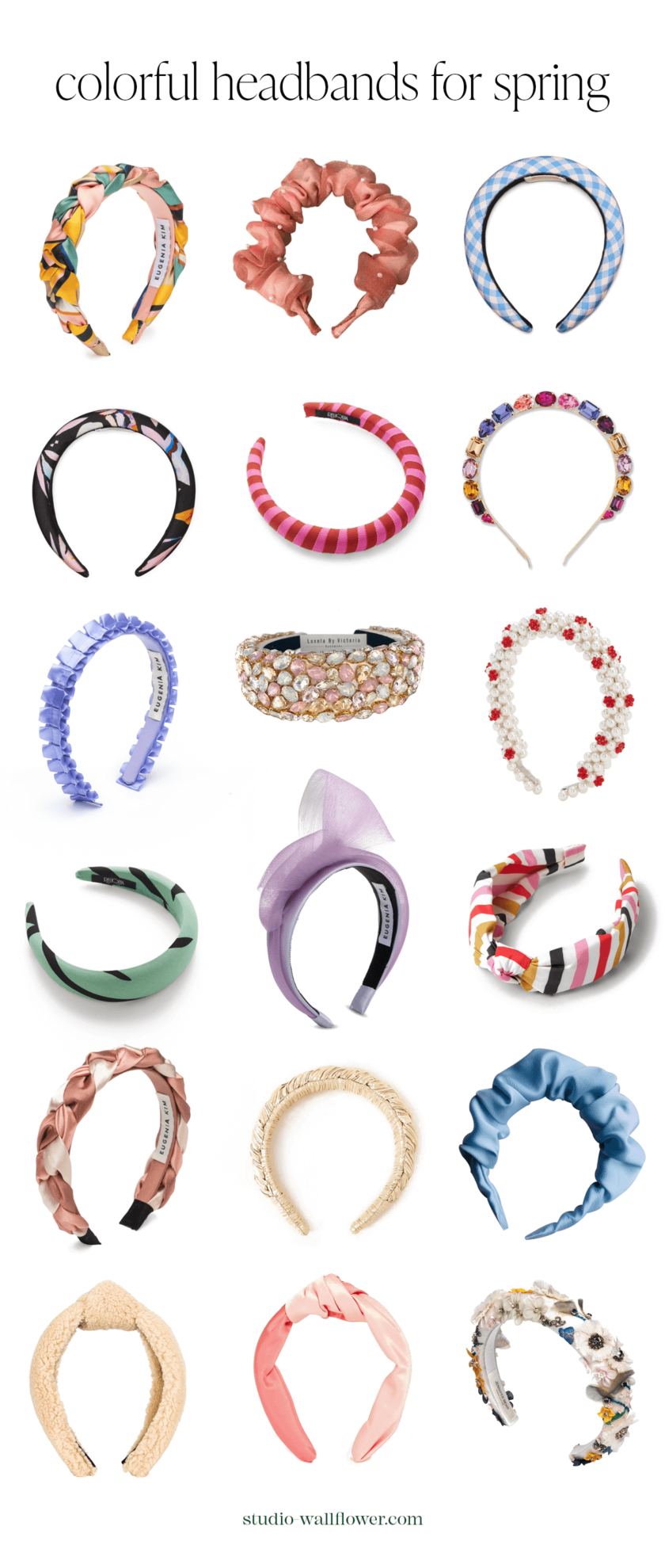 Padded Headbands for Spring | Embellished Rhinestone Headbands