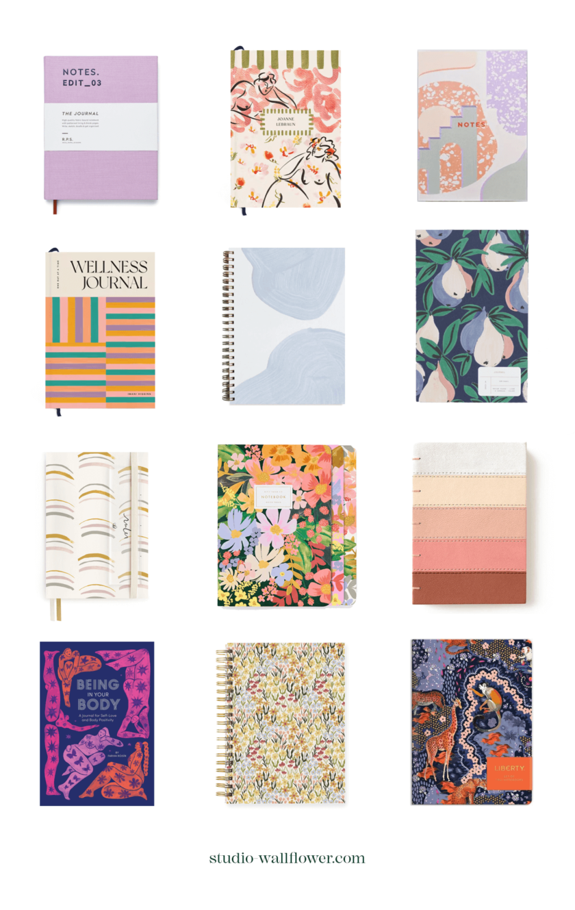 Morning Pages Practice | 12 Beautiful Journals for Self Care | wallflower