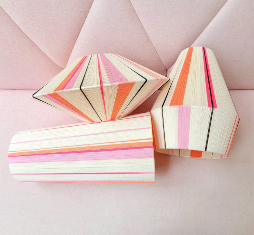 Handmade Lampshades | Yarn Wrapped Lampshade on Etsy