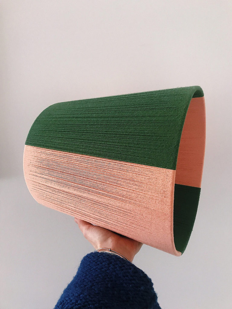 Handmade Lampshades | Yarn Wrapped Lampshade on Etsy