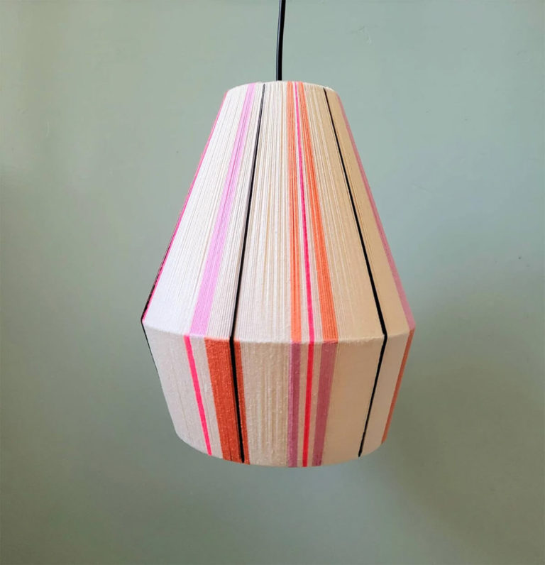 Handmade Lampshades | Yarn Wrapped Lampshade on Etsy