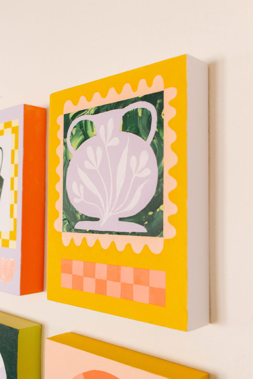 Vase of Flowers Painting by Grown Wild Paper Co x wallflower