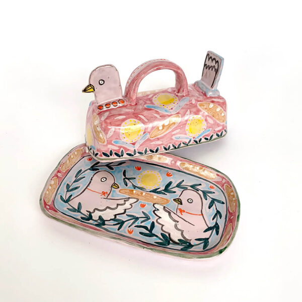 Unique Butter Dishes - Ceramic Butter Dish | Wallflower