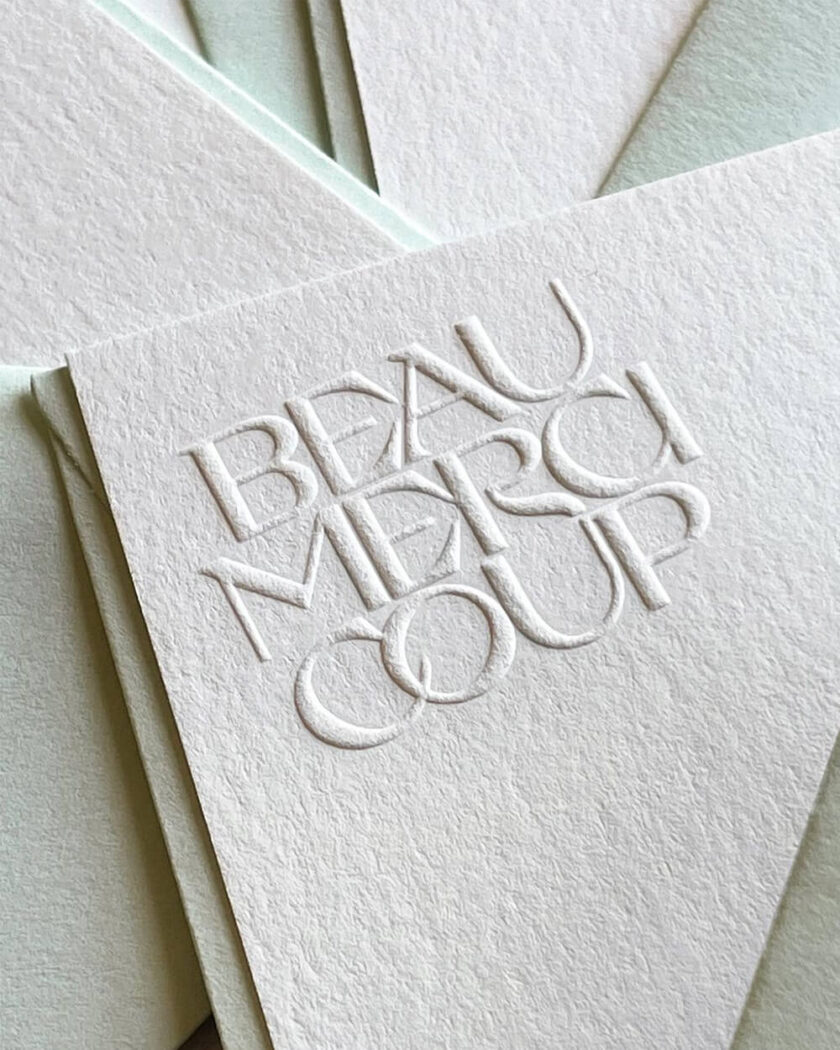 Letterpress Stationery & Invitation Designs We Love | wallflower