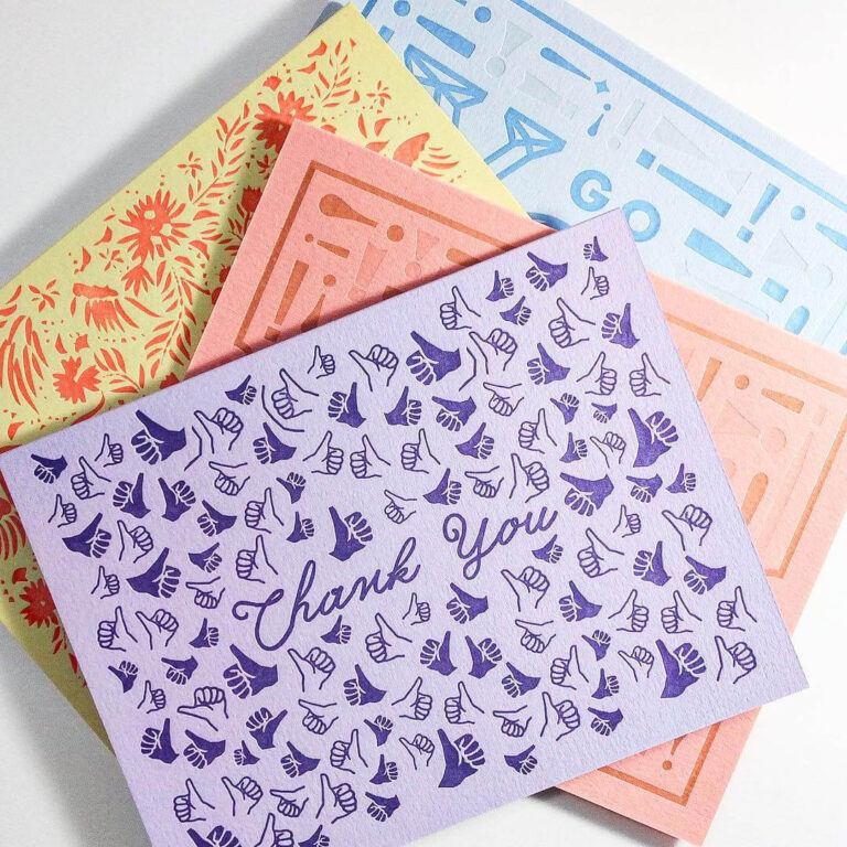 Letterpress Stationery & Invitation Designs We Love | wallflower