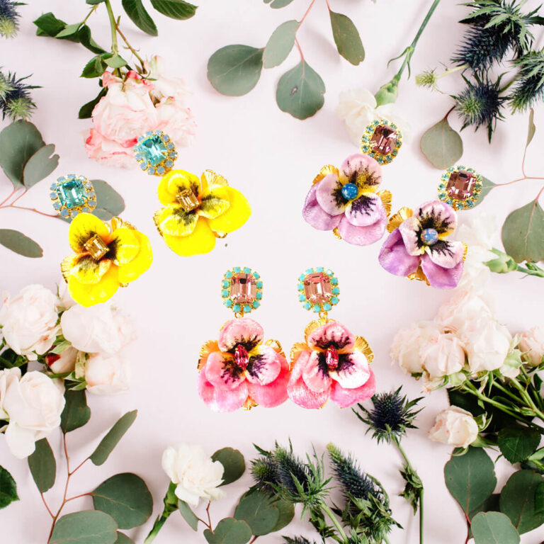 It's Pansy Season - Pansy Art & Decor Trend via wallflower