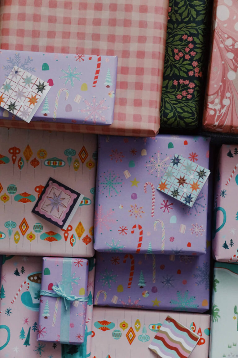 Pretty Wrapping Paper + Thoughtful Gift Guide | wallflower
