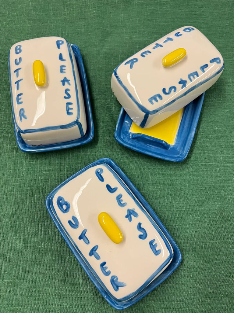 Unique Butter Dishes - Ceramic Butter Dish | Wallflower