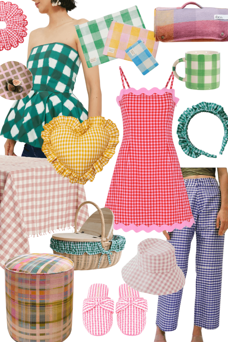 Gingham for Spring | Gingham Fashion & Decor Inspiration